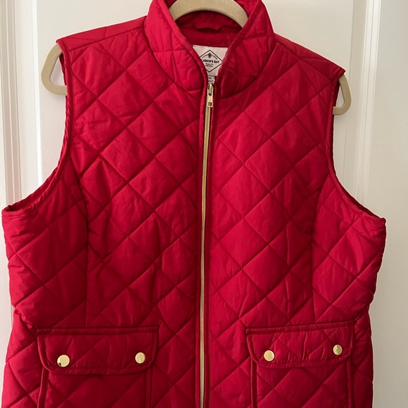 St. John's Bay | Other | Red Puffer Vest Worn Time | Poshmark